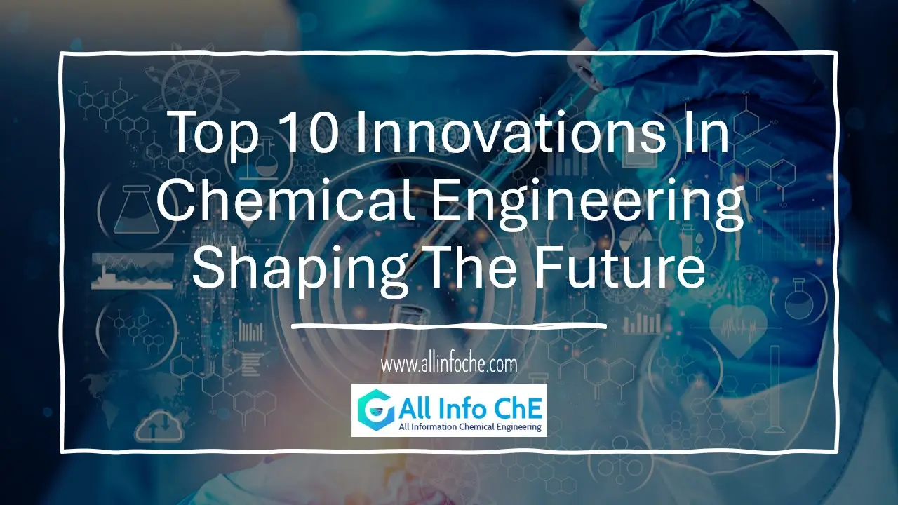 Top 10 Revolutionary Innovations In Chemical Engineering Shaping The ...